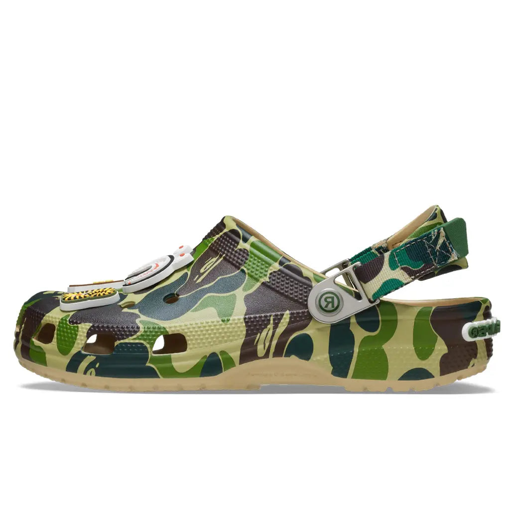 Crocs x A Bathing Ape Classic Clog 'ABC Camo Green' – SneakerSafe