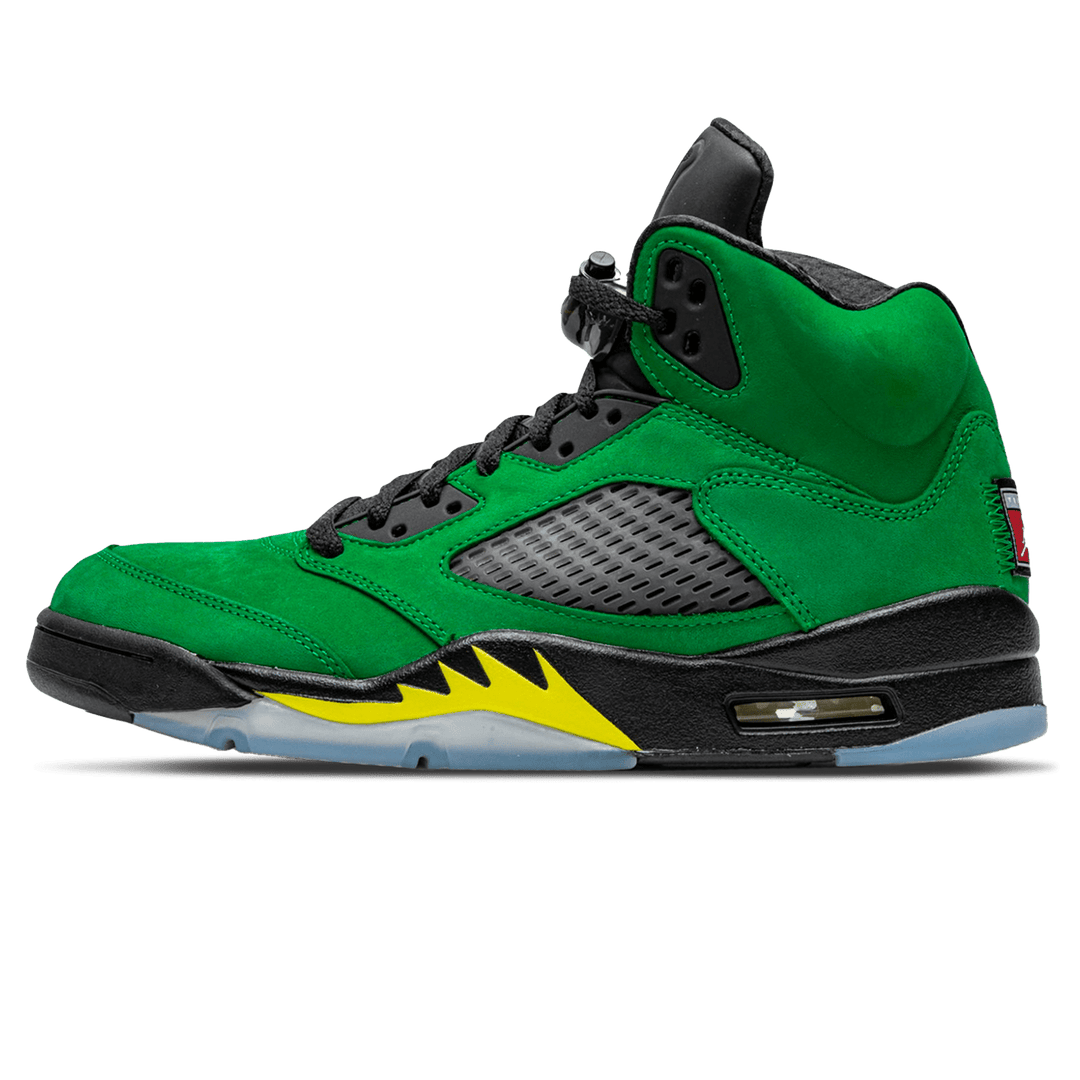 Air Jordan 5 Apple Green Oregon SneakerSafe